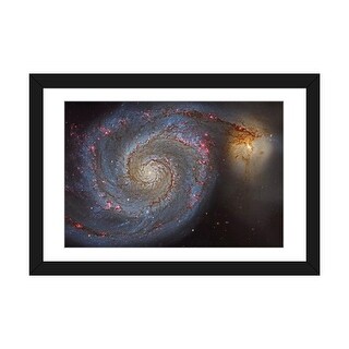 iCanvas "The Whirlpool Galaxy (NGC 5194) And Its Companion (NGC 5195 ...