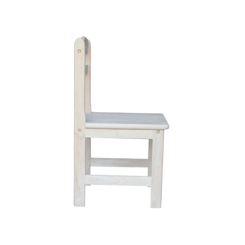 Unfinished Parawood Juvenile Chair (Set of 2) - Overstock - 9310139