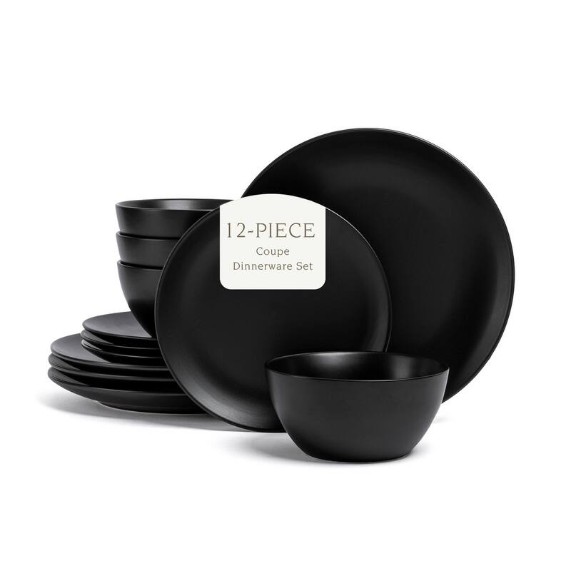 Black Dinnerware Sets - Overstock