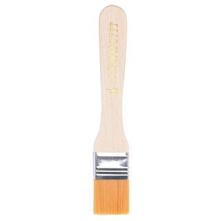 6" Paint Brush 1" Width Soft Nylon Bristle with Wood Handle Yellow - 6 ...