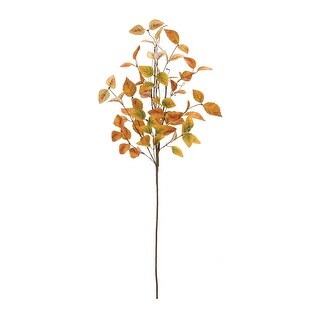 Fall Leaf Twig Spray (Set of 12) - 17" x 3" x 33.25" - Bed Bath ...