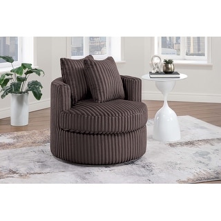 Comfortable Soft Fur-Like Corduroy Swivel Chair Plush Texture ...