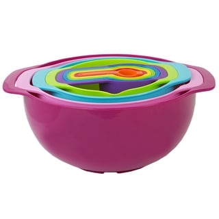 10 Piece Plastic Kitchen Prep Set, Multi-Color - Bed Bath & Beyond ...