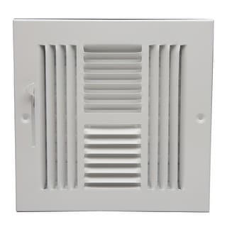 ProSelect PS4WW1010100 10" x 10" Wall / Ceiling Register with Mounting ...