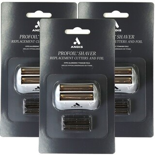 3x Andis ProFoil Shaver Replacement Cutters and Foil 17280 - Bed Bath ...