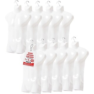 Premium Shirt Holder - Durable Male Mannequin Torso, Lightweight and ...