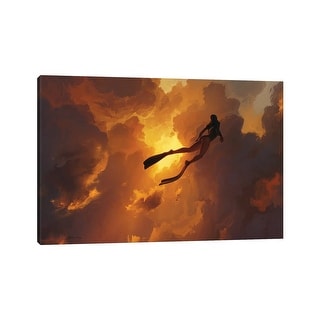 iCanvas "Freedive" by Artem Rhads Chebokha Canvas Print - Bed Bath ...
