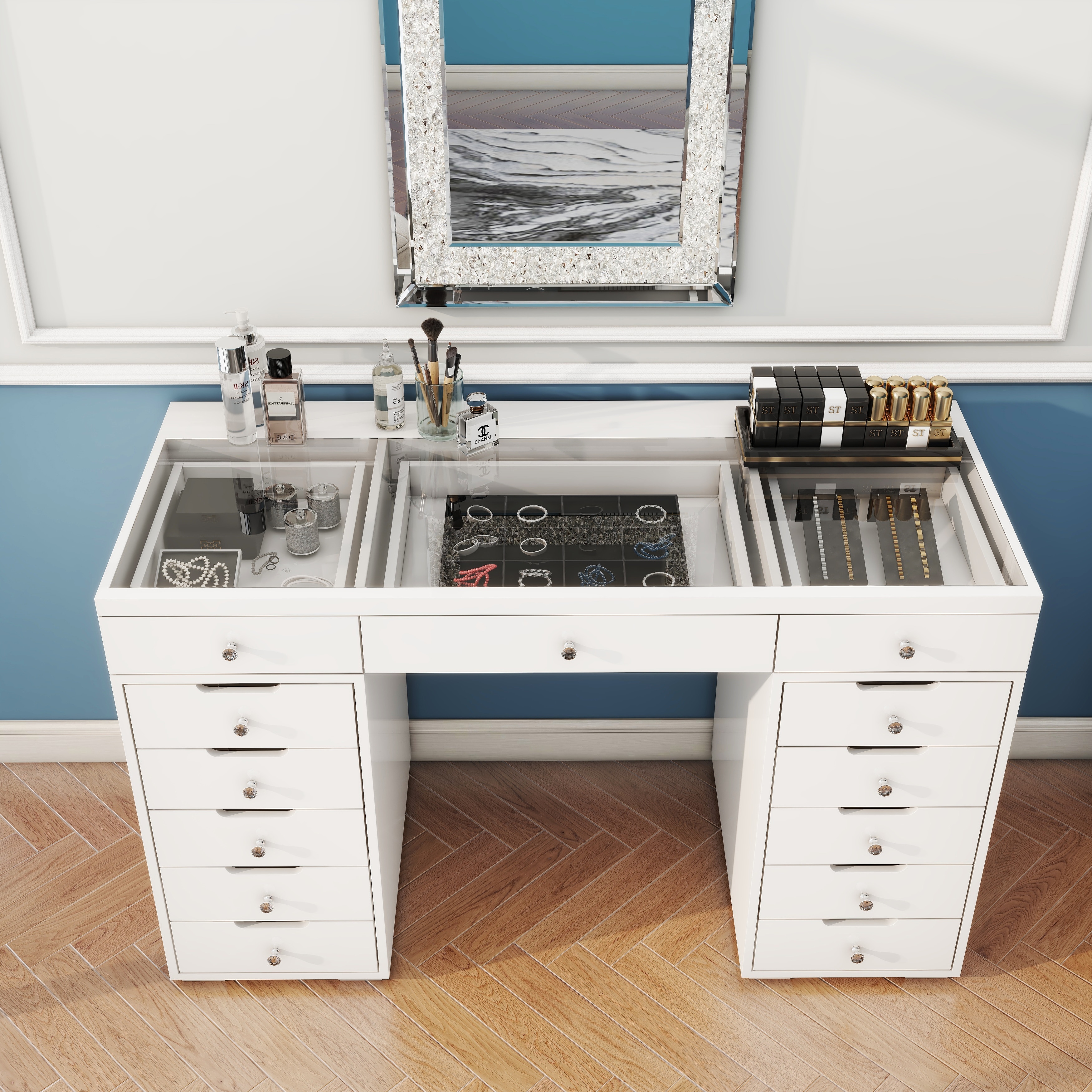 Vanity desk top store