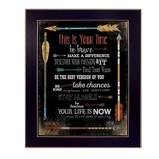 This Is Your Time 3 Black Framed Print Wall Art - Bed Bath & Beyond ...