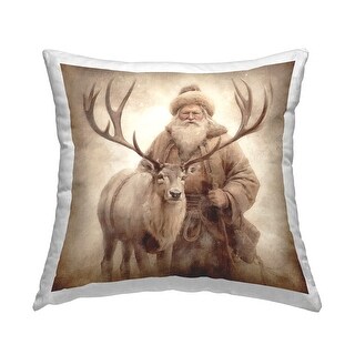 Stupell Traditional Santa & Elk Design by Riley B - Bed Bath & Beyond ...