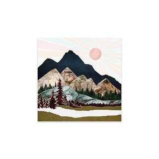 Retro Autumn Vista Print On Acrylic Glass by SpaceFrog Designs - Bed ...