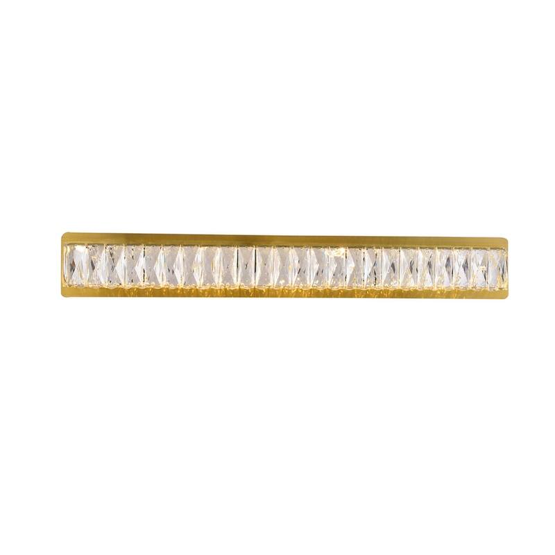 Madelyn Integrated LED Wall Sconce in Gold - Bed Bath & Beyond - 30105765