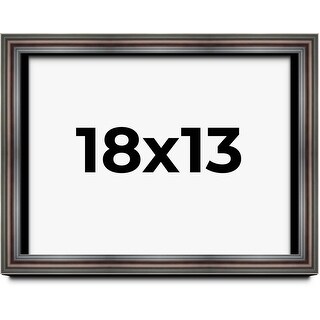 18x13 Shadow Box Frame Brown Cherry | 2.625 Inches Deep Pine Wood - Bed ...