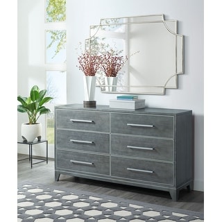 Memphis 6 Drawer Dresser in Slate Grey by Martin Svensson Home - Bed ...