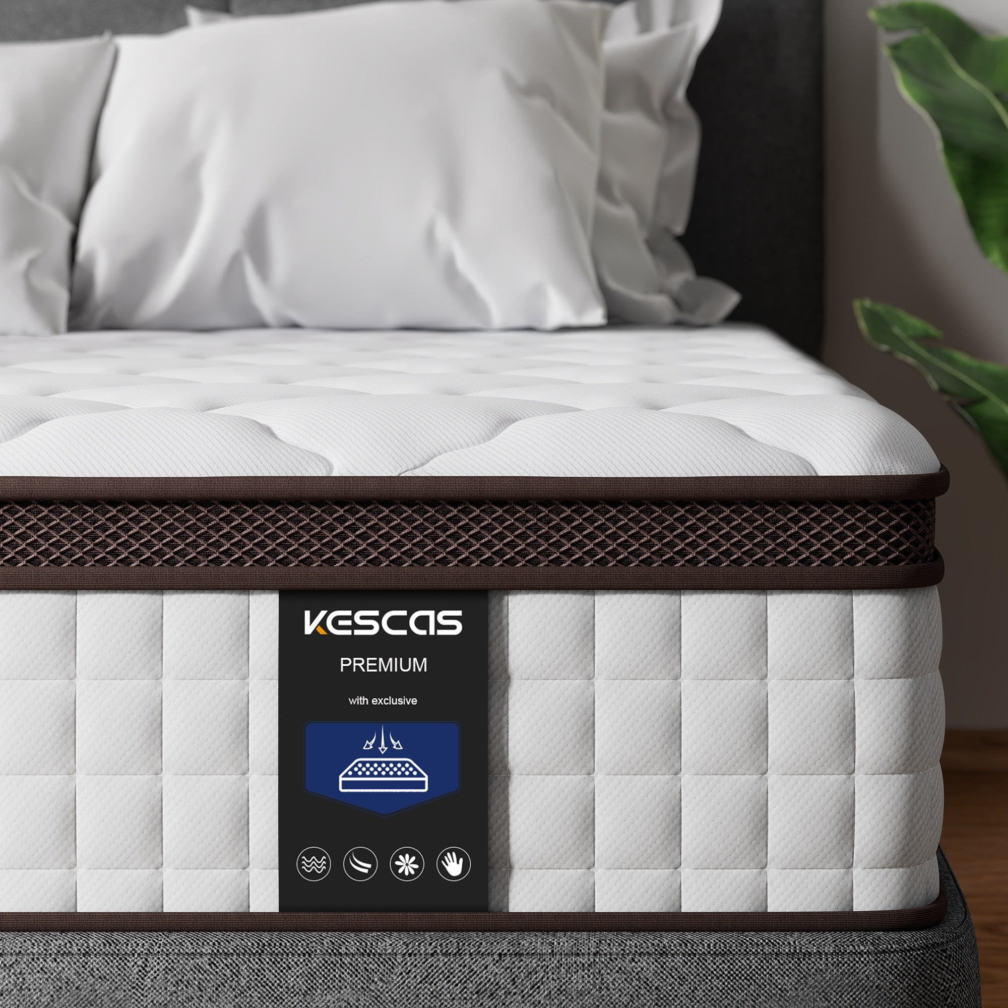 Kescas 8 Inch Memory Foam Hybrid Mattress On Sale Bed Bath Beyond 37967525
