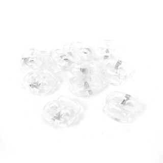 10pcs 4.5mm Dia Dual Hole Clothing Backpack Spring Cord Locks Ends ...