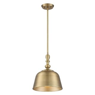 Warm Brass gold pendant light Traditional kitchen lights 1 Light ...