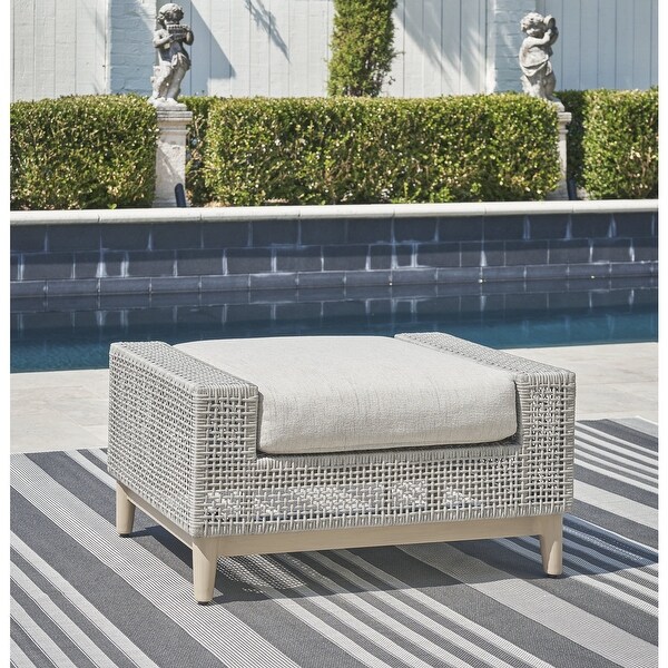 Santa Rosa Outdoor Wicker Ottoman by Christopher Knight Home - On Sale ...