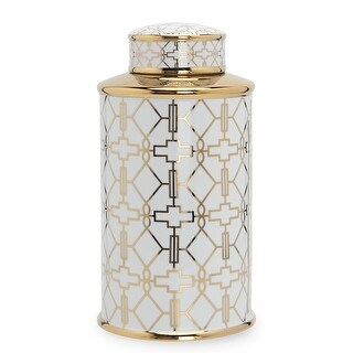 Beloved Geometric Jar with Lid - Bed Bath & Beyond - 38110234