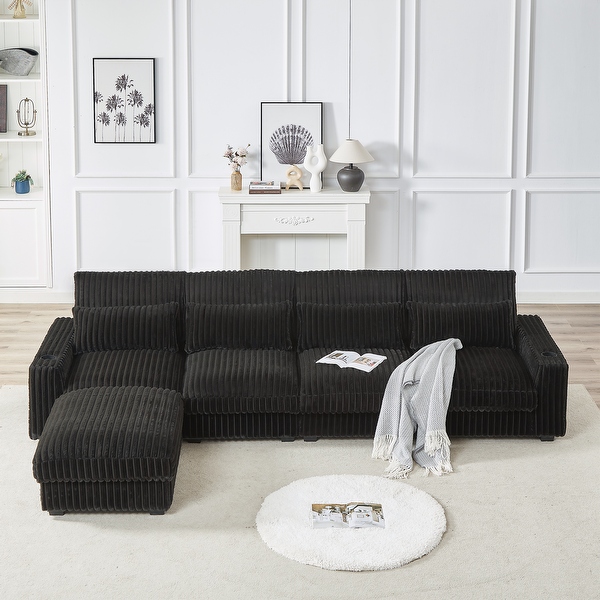 C shape sectional sofa store
