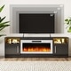 Bossin 70" Fireplace TV Stand with 36" Electric Fireplace, TV Stand for ...