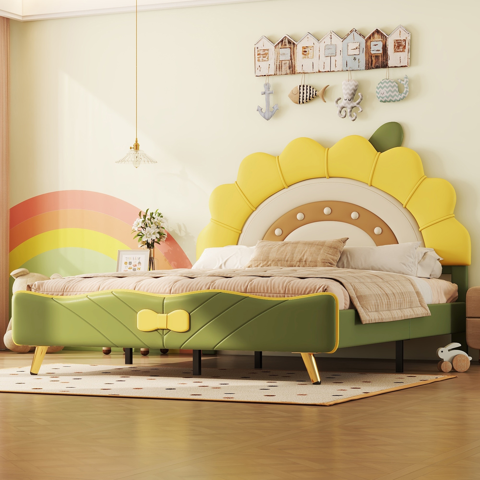 cute circle bed frame
