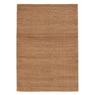 ECARPETGALLERY Flat-weave Palas Denizli Tan Jute Kilim - 5'5 x 7'6 ...