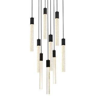 Elegant Lighting 2066D20 Weston 9 Light 20" Wide LED Crystal Multi ...
