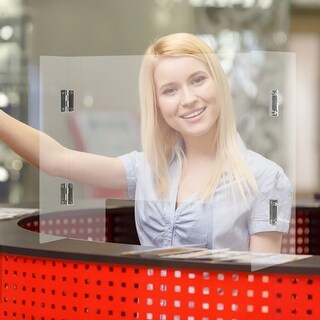 Clear Perfection Reception Side Protection Safety Glass Counter Top 50 ...