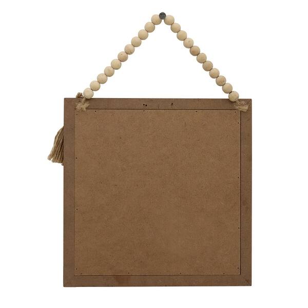 Everything is Figureoutable Farmhouse Wood Bead String Hanger Decor ...