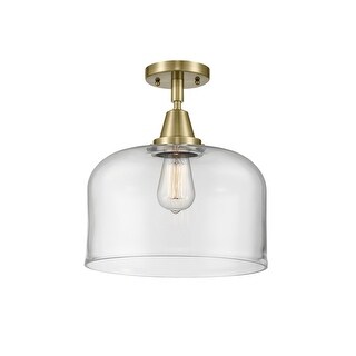 Innovations Lighting 447-1C-13-12-L Bell Semi-Flush Bell 12" Wide - Bed ...