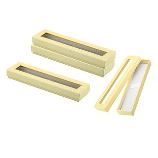 Pen Gift Box, Empty Pen Case Cardboard Case with Clear Window Pen ...