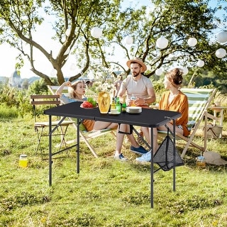 coleman folding table set