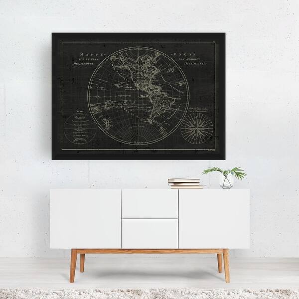 Mappemonde Etching v4 illustrations Globe Maps Art Print/Poster - Bed ...