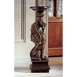 Design Toscano English Griffin Pedestal - Bed Bath & Beyond - 40129282