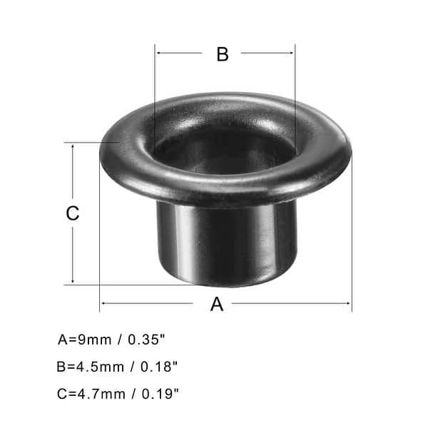 Grommets Eyelets with Washers Kit, Copper Grommet for DIY or Belts ...