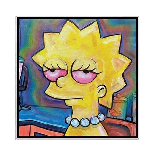 iCanvas "Lisa Simpson" by Forrest Stuart Framed - Bed Bath & Beyond ...
