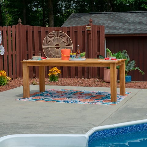 Rectangular, Teak Outdoor Dining Tables - Overstock