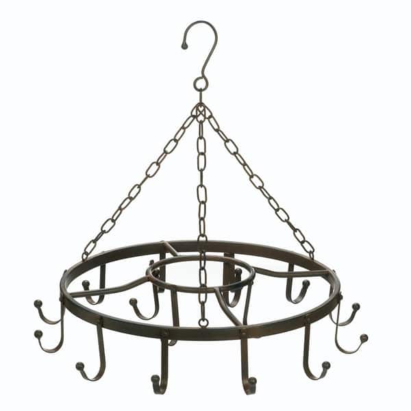 Circular Kitchen Ceiling Pot Hanger - 22.5" - Black - Bed Bath & Beyond ...