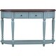 Circular Curved Design Console Table with Open Style Shelf - Bed Bath ...