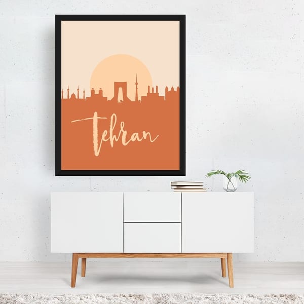 Tehran Tehran Province Iran Maps City Cityscape Love Art Print/Poster ...