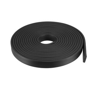 Solid Rectangle Rubber Seal Strip 20mm Wide 5mm Thick, 5 Meters Long ...