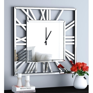 Modern Wall Clocks Wall Decor- Glossy Mirror Finish - Bed Bath & Beyond ...