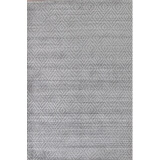 Diamond Pattern Gabbeh Contemporary Wool Area Rug Handmade - 5'4" x 7'7 ...