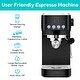 Espresso Machine 20 Bar with Steam Milk Frother, Coffee Maker ...
