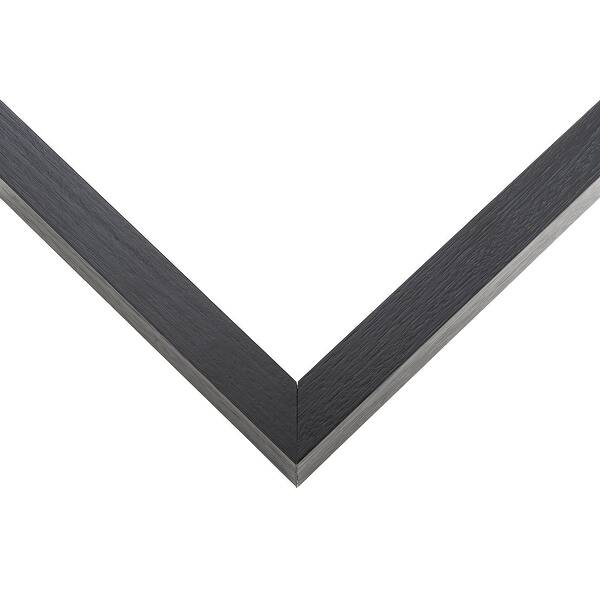 38x25 Shadow Box Frame Black | 1 inches Deep Real Wood Farmhouse - Bed ...