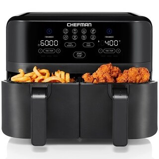 Air Fryer, Maximize The Healthiest Meals With Double Basket Capacity ...