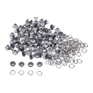 100set Grommets Kit Metal Eyelets 3mm 0.12" Grommet for Shoes Clothes ...