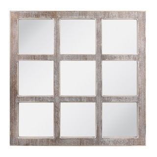 Farmhouse Panel Window Pane Wall Mirror - Bed Bath & Beyond - 37544847