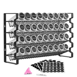 UIMOSO Spice Rack Organizer for Cabinet, Spice Organizer with Complete ...